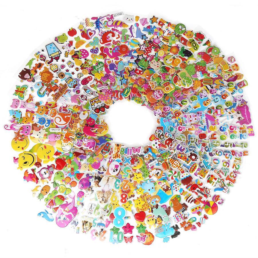 VEYLIN シール ステッカー子供たちに報いる ご褒美 種類いろいろ 防水 3D 子供 かわいい 100枚セット - 日本の商品を世界中にお届け | ZenPlus