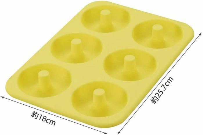 Donut-shaped KAI Kai House Select silicone 6 pieces basic DL6244 sweets making silicone - 網購日本原版 ...