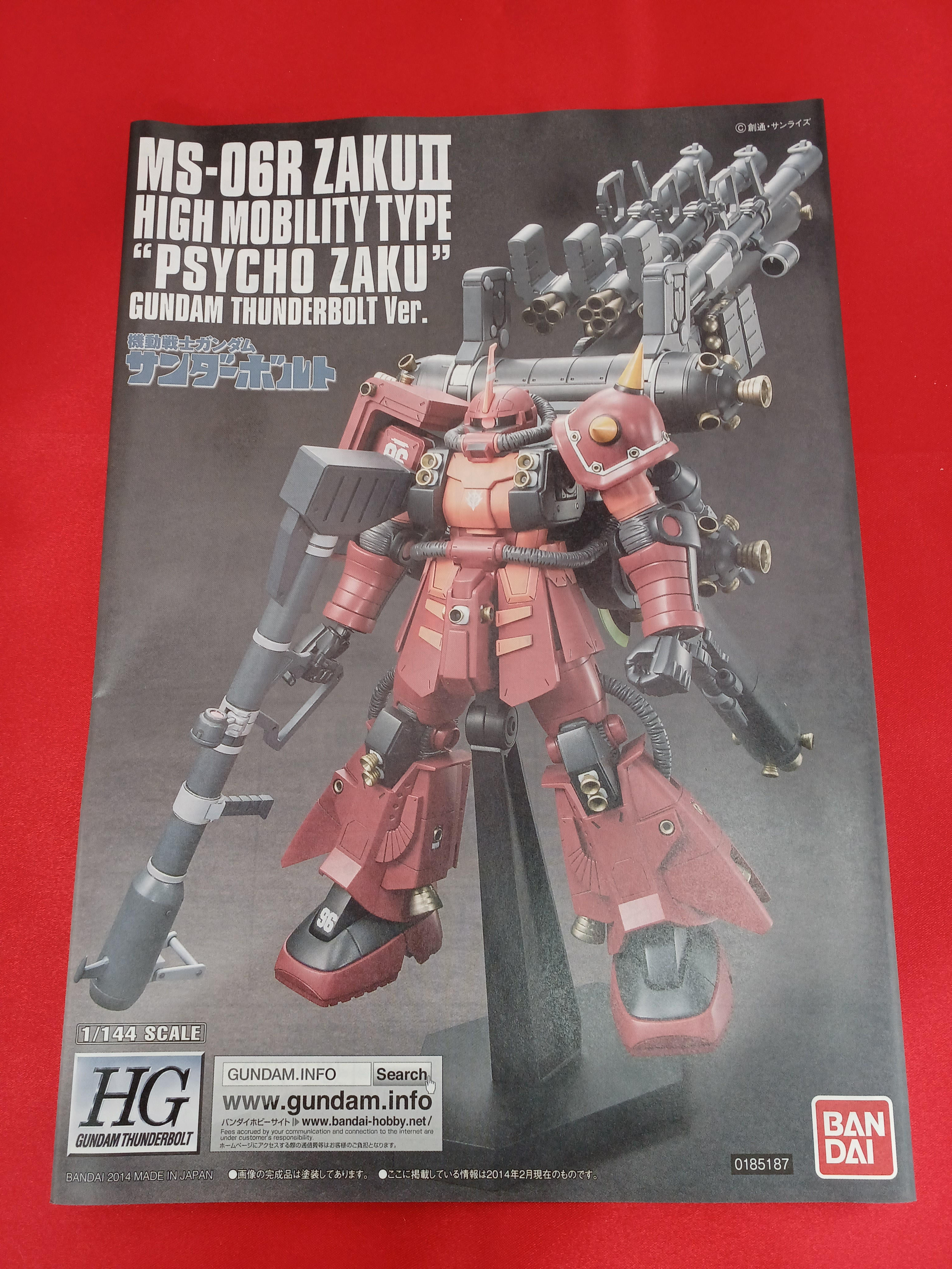 Buy High Mobility Type Zaku Psycho Zaku Thunderbolt Edition HG Bandai ...
