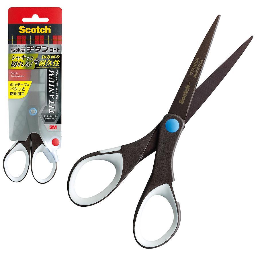 [Anti-sticky finish] 3M Scotch scissors, titanium coated scissors, anti ...