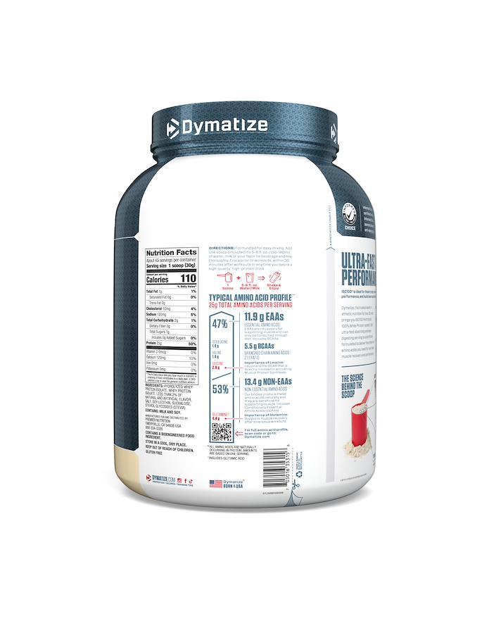 Buy DYMATIZE NUTRITION ISO-100 Gourmet Vanilla 3 Pounds from Japan ...