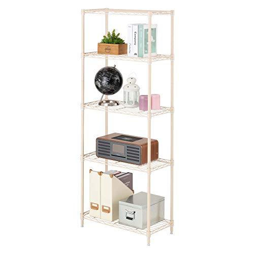 Doshisha Luminous compatible 5 shelves, 60cm wide, slim steel rack ...
