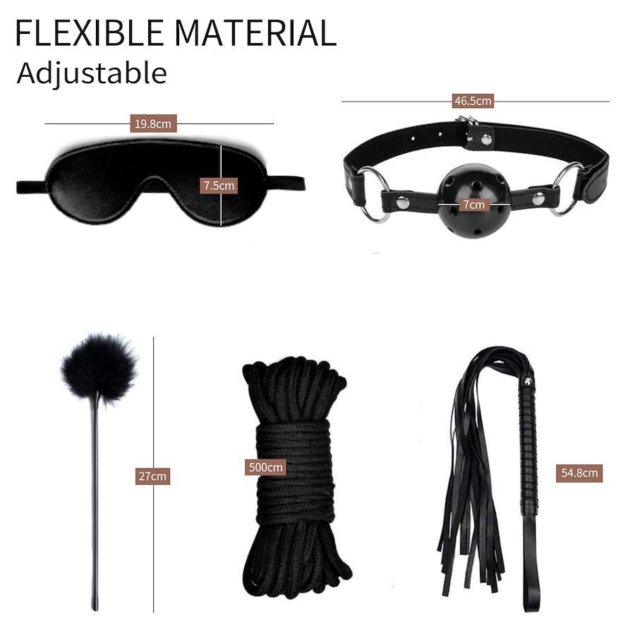 Buy Sex Bondage Bdsm Bondage 11 Piece Set Sm Adult Play Cuffs Gag