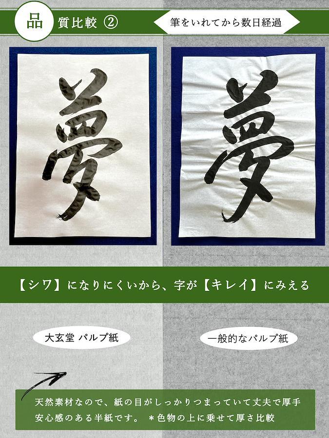 Daigendo Calligraphy Practice Paper for Beginners [Bleed-Free, Easy to Write] 300-Sheet Set Eco ...