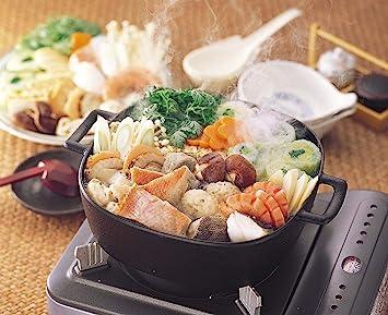 Iwachu Iwachu double-handed universal pot black baking inner size 22 x 22 cm IH compatible Nambu ...