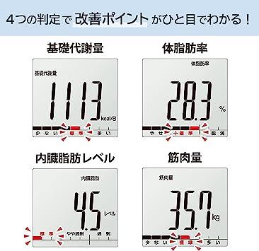 Tanita Weight Body Composition Meter, White, Made in Japan, BC-705N WH, with Automatic ...