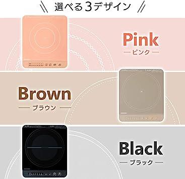 Buy Iris Ohyama IH Stove 1 IH Cooking Heater 1400W Desktop Design IHK-T37-B Black from Japan ...