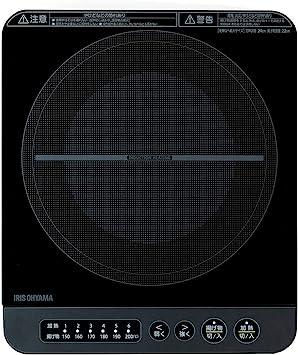 Buy Iris Ohyama IH Stove 1 IH Cooking Heater 1400W Desktop Design IHK-T37-B Black from Japan ...