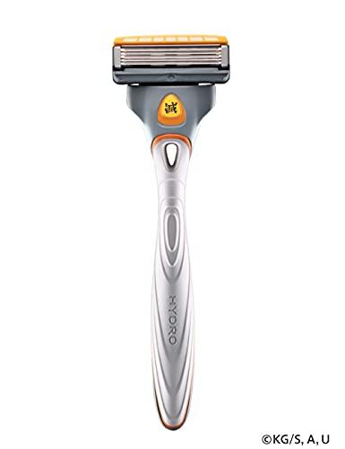 Schick(シック) 鬼滅の刃 我妻善逸 モデル ハイドロ5 プレミアム ホルダー (刃付き + 替刃4コ) カミソリスタンド&缶ケース付 ...