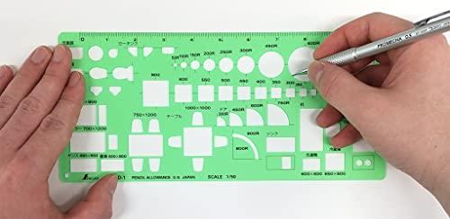 Buy Shinwa Sokutei Template Furniture Ruler 66007 from Japan - Buy ...