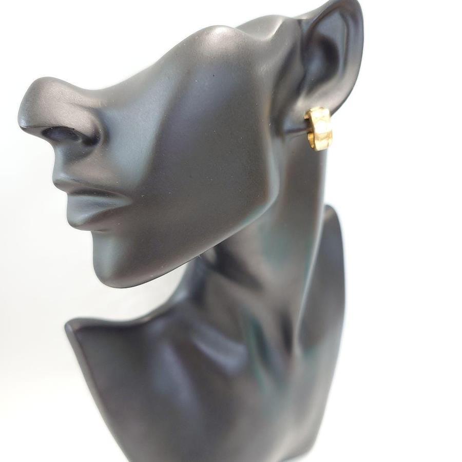 [Rare] Tiffany & Co. 18K Yellow Gold Atlas Hoop Earrings 6206 from ...