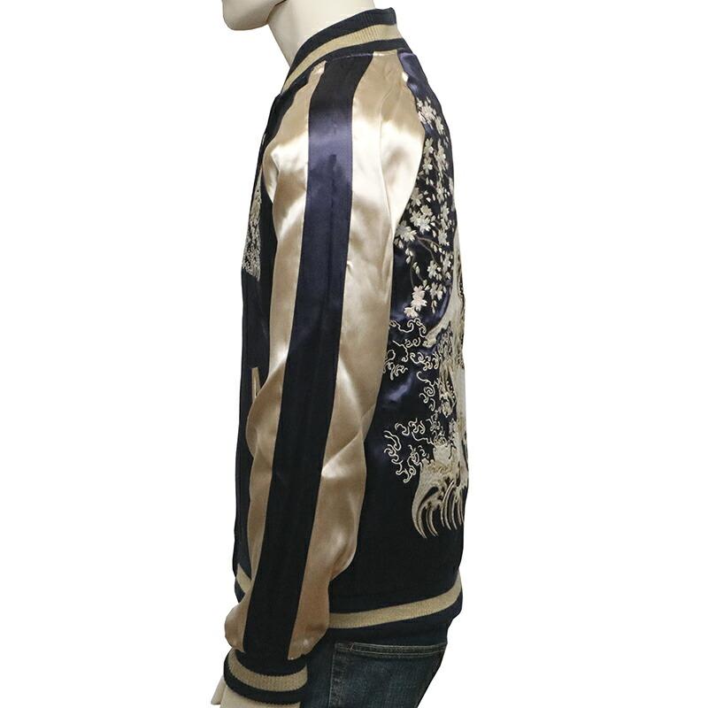 Buy Kotokoto "Kanagawa Oki Namiura" Reversible Sukajan (KTJK-004) BLACK×NATURAL L from Japan ...