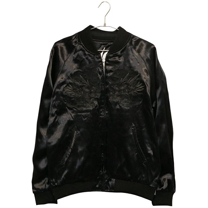 Buy Kotokoto Phoenix x Dragon Pattern Reversible Sukajan (KTJK-021) BLACK x NAVY S from Japan ...