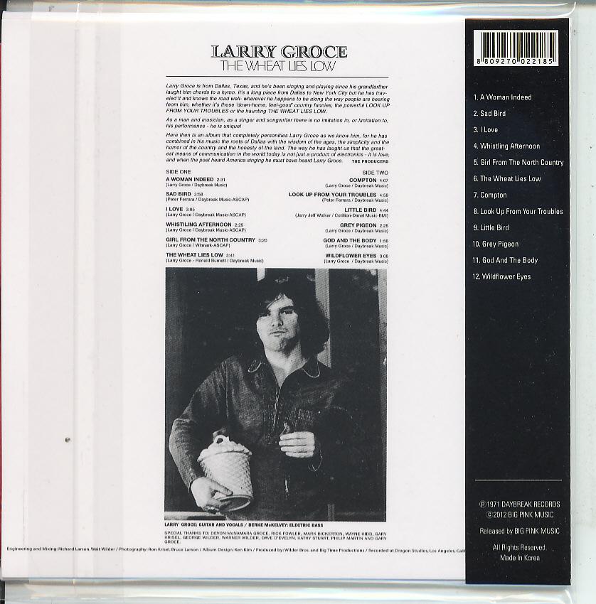【新品CD】 LARRY GROCE / THE WHEAT LIES LOW - 日本の商品を世界中にお届け | ZenPlus