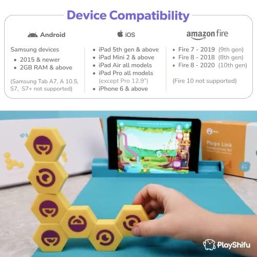 Playshifu 知育玩具 Plugo Link プルゴリンク Plugoシリーズ AR塔載磁石 STEAM 専用アプリ 磁石ブロックパズル 日本語対応 Shifu019【国内正規品 ...