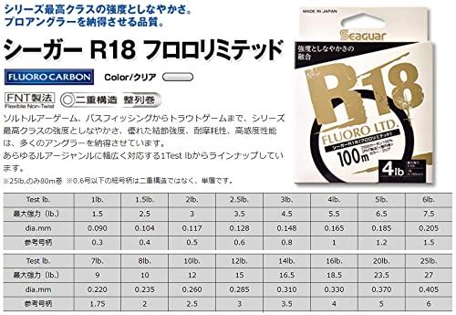 Buy Seaguar Line Seaguar R-18 Fluoro Limited 100m 4lb Transparent from Japan - Buy authentic ...