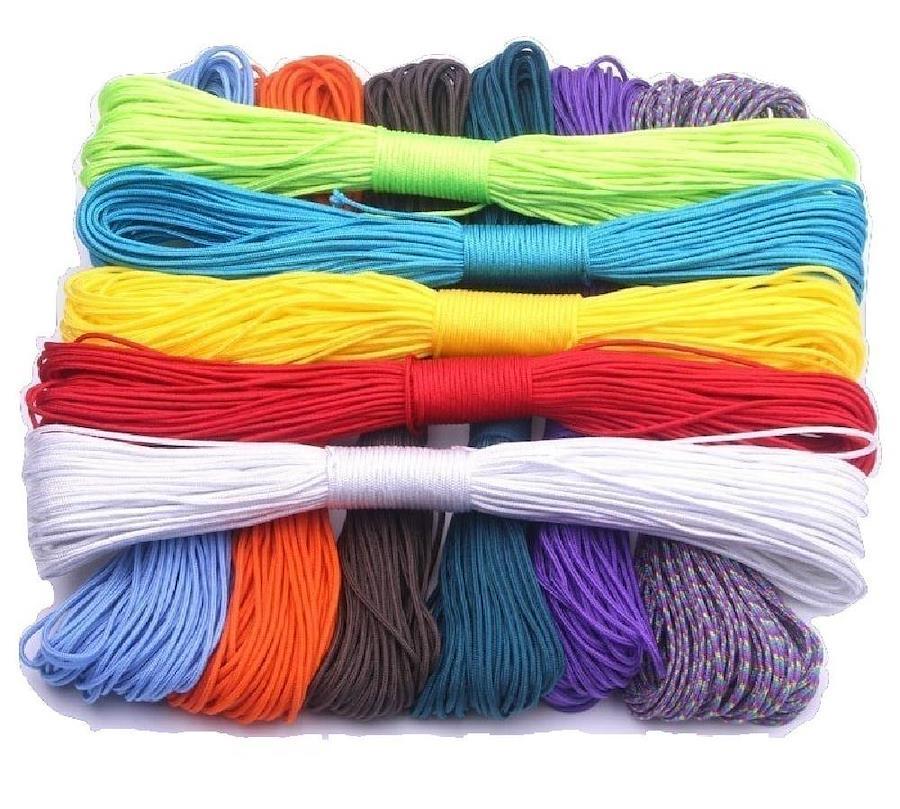 Paracord 2mm 30m Stylish, cute, colorful string, tent rope, 45 colors ...