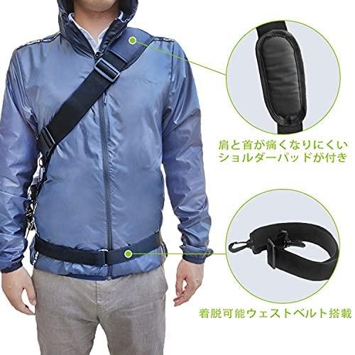 WATACHAMP Bag, One Shoulder Bag, 1000D Waterproof Fishing Bag with 5 Carabiners, 7L Large ...