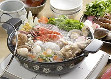 Takagi Metal Two-Handed Pot, Tabletop Pot, Enameled, IH Compatible, 27cm (For 3 to 4 People ...