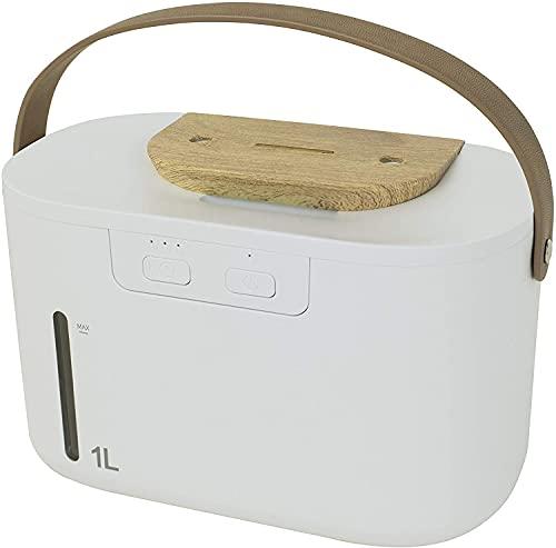 [Yamazen] USB Humidifier Tabletop Ultrasonic Type Twin Mist Compatible ...