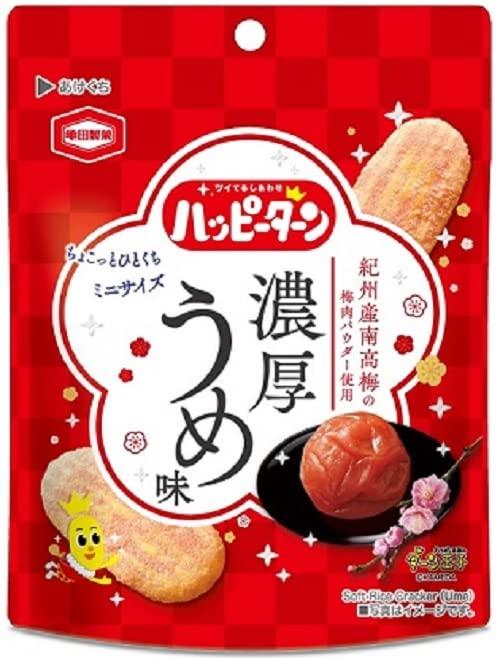 亀田製菓 ハッピーターン ミニ 濃厚うめ味 30g×3袋 - 日本の商品を世界中にお届け | ZenPlus