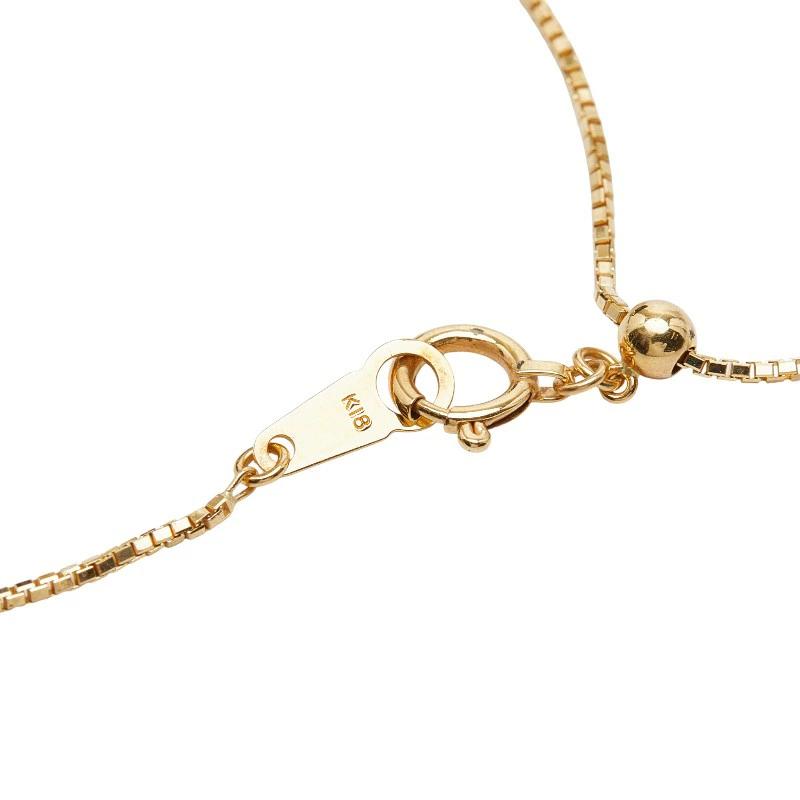 Pre-owned TASAKI Gold Multicolor K18YG Yellow Gold Pearl Necklace with ...