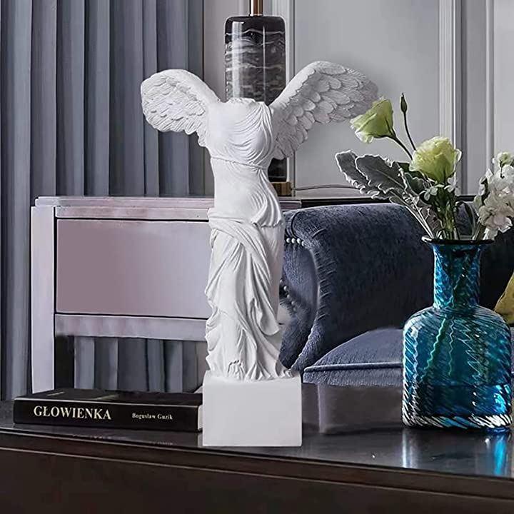 Home is a museum Plaster-like figure Full-length statue 14 cm Winged Victory Goddess of ...