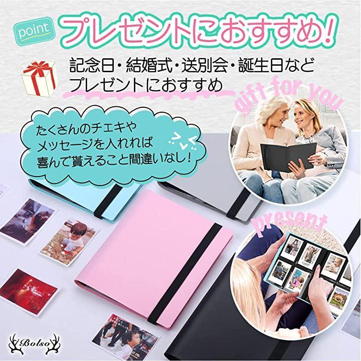 Cheki Album Case Polaroid Storage Stylish Slim File Cheki Notebook - 網購 ...