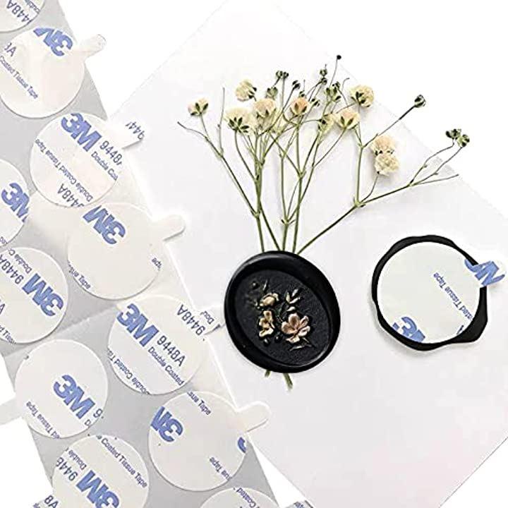 Sealing Stamp, 25mm Exclusive, Double-Sided Seal, Round, Strong, Clear ...
