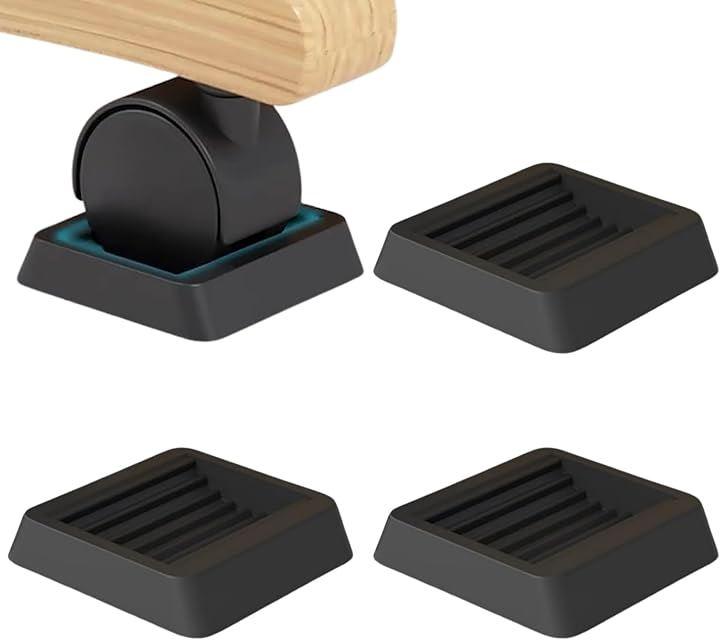 Caster stopper that keeps casters in place, set of 4, prevents floor ...