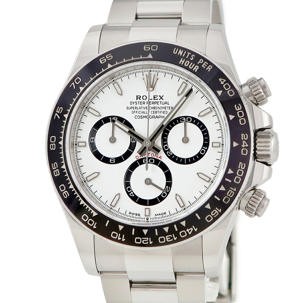 Pre-owned Rolex Cosmograph Daytona 126500LN, Random Number, White Panda ...