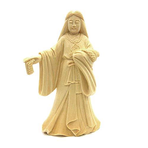 Buy Kurita's special Buddhist statue [Japanese deity statue] Amaterasu Omikami, made of cypress ...