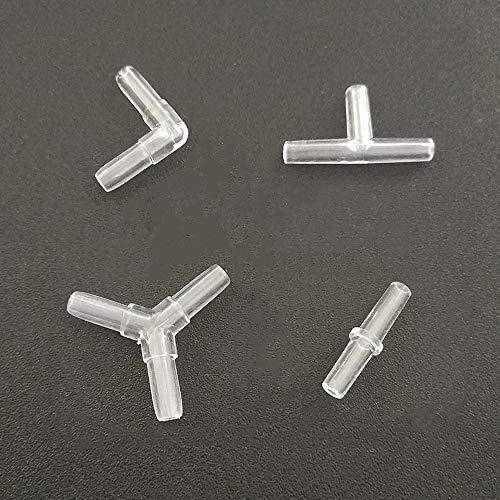 氣管接頭40個Y型/T型/L型/I型水族箱三叉分叉支管接頭配件水族箱塑料透明色4款 - 網購日本原版商品，點對點直送香港 | ZenPlus