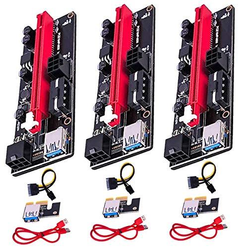 Buy PCIE riser 1X to 16X graphics expansion for GPU mining powered ...