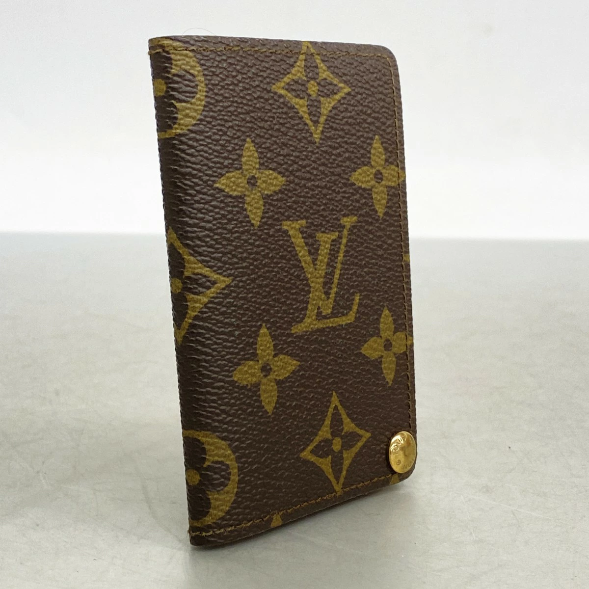 Buy [5md4433] Louis Vuitton Monogram Porte Carte Credit Pression Card ...