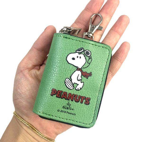 Buy Snoopy Peanuts smart key case Snoopy green car supplies green from ...