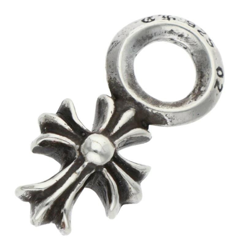 Chrome Hearts STACK CH CROSS CH Cross Stack Charm Top (Silver 1.28g ...
