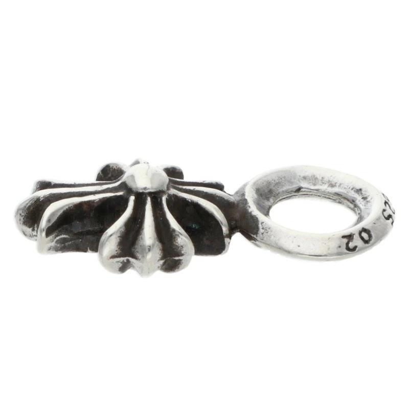 Chrome Hearts STACK CH CROSS CH Cross Stack Charm Top (Silver 1.28g ...