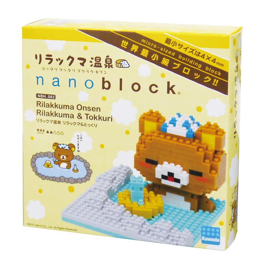 Nanoblock San-X Rilakkuma Onsen Rilakkuma & Tokkuri NBH_082 - 網購日本原版商品，點對點直送香港 | ZenPlus