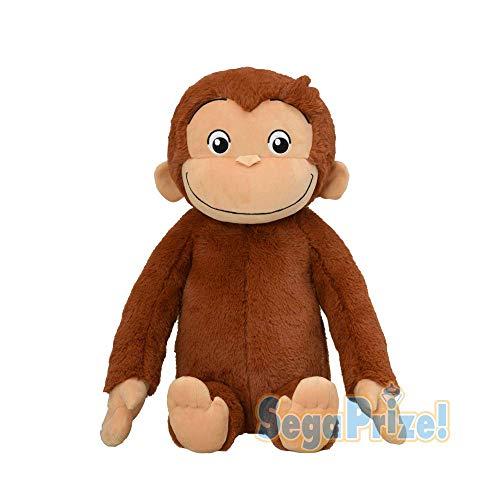 Buy Curious George Giga Jumbo Fluffy Plush Total Length Approximately ...
