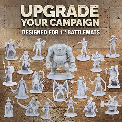 Buy 20 Unique Fantasy Tabletop Miniatures 28mm Scale for Path Gaming ...