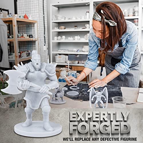 Buy 20 Unique Fantasy Tabletop Miniatures 28mm Scale for Path Gaming ...