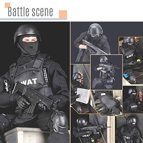 RICHAIR 1:6スケール 可動関節30か所 特殊部隊SWAT 完全装備セット アクションフィギュア 全長30cm フル可動 PVCフィギュア - 日本の商品を世界中にお届け | ZenPlus