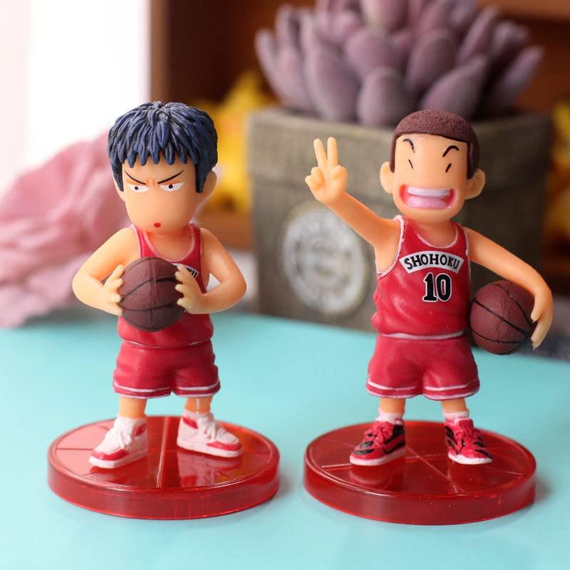 SLAMDUNK Slam Dunk Figure Mini Size Shohoku Team 5 People Sakuragi ...