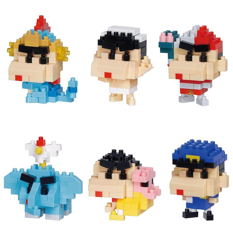 Kawada Nanoblock Mini Nano Crayon Shin-chan Movie vol.2 (BOX) NBMC_65S 1BOX = 6 pieces, 6 types ...