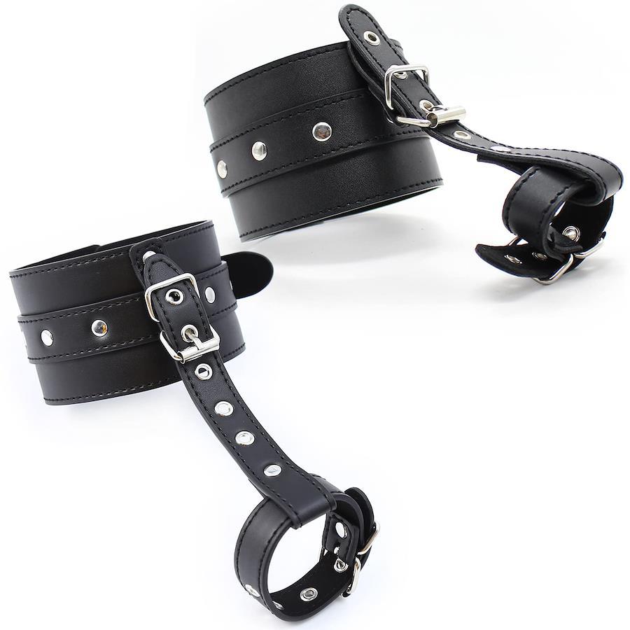 Emoi 手枷 足枷 セット 親指枷 足の指枷 拘束グッズ 頑丈 手錠 大人の玩具 かわいい 痛くない smグッズ 女性 拘束 エナメル smプレイ 人気 コスプレ ボンデージ 拘束具 ...