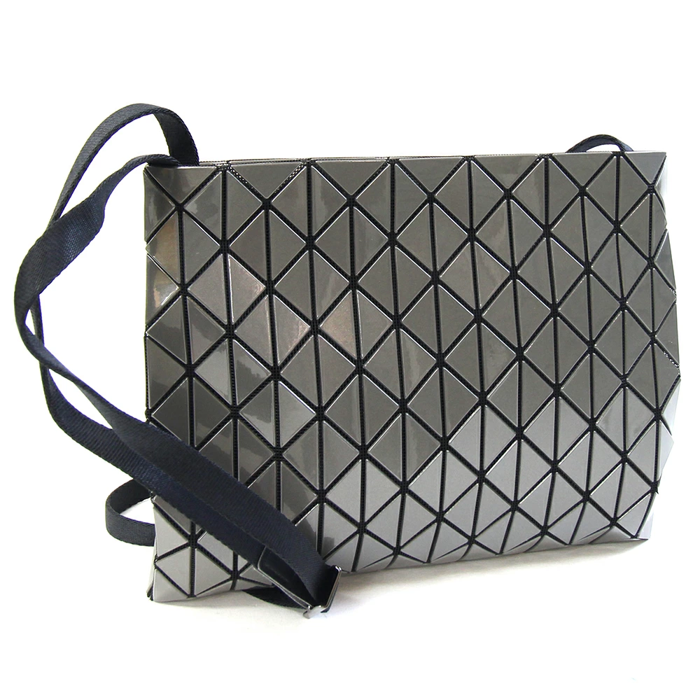 Pre-owned BAOBAO ROW METALLIC BB43AG463 dark gray PVC crossbody bag ...